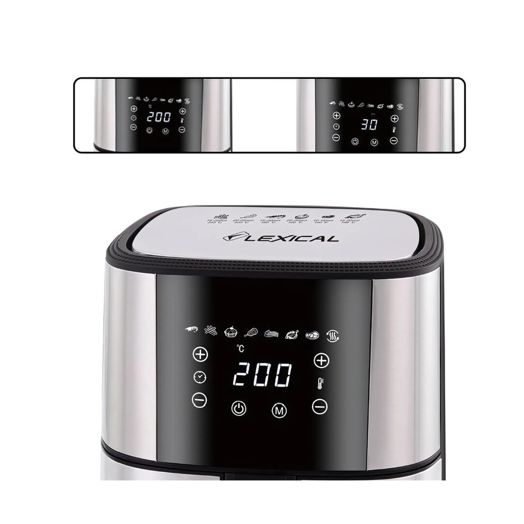 Air Fryer avec Afficheur Led Lexical 1500W 5,5L | DOKANI